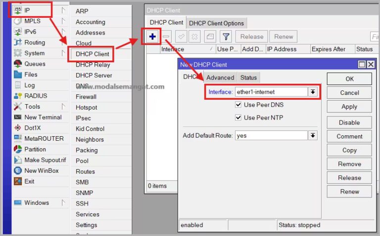 4 Langkah Mudah Setting MikroTik Dari Awal Dengan Winbox